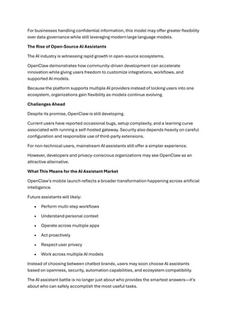 OpenClaw Mobile Launch Reshapes AI Assistant Battle.pdf