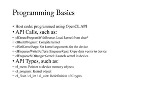 Introduction to OpenCL By Hammad Ghulam Mustafa | PPT