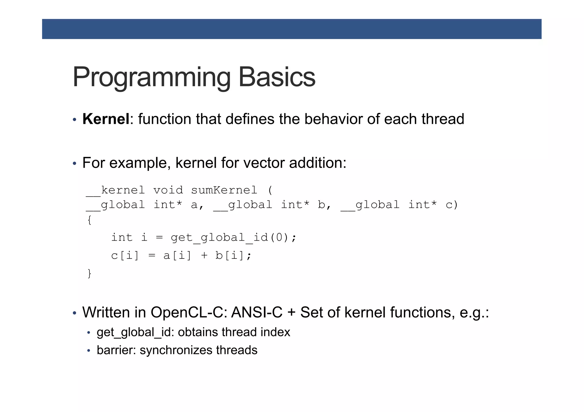 Introduction To Opencl Pdf Operating Systems Computer Software