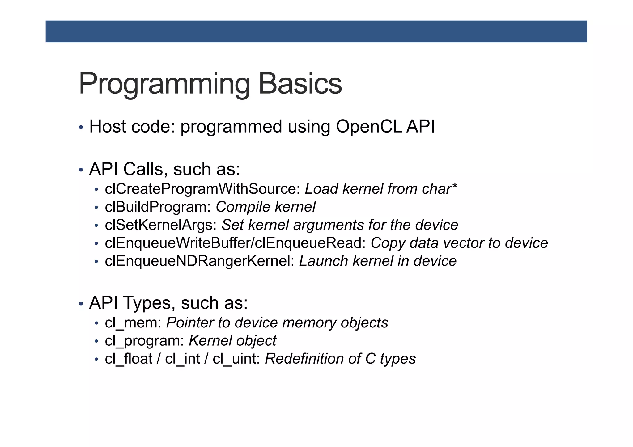 Introduction To Opencl Pdf Operating Systems Computer Software
