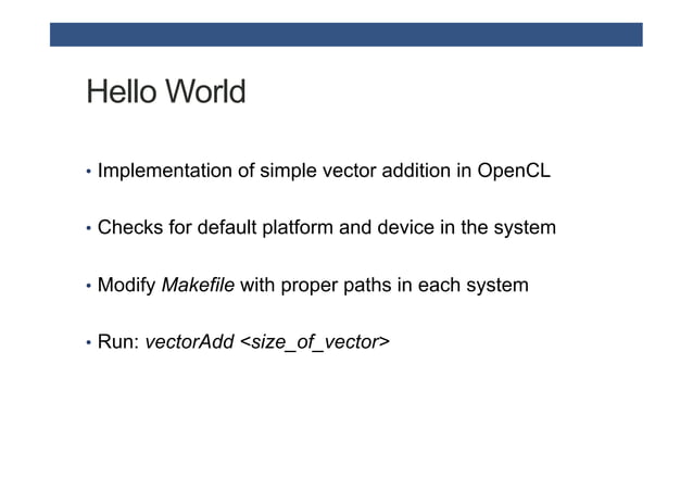 Introduction to OpenCL | PDF | Operating Systems | Computer Software ... Introduction to OpenCL | PDF | Operating Systems | Computer Software ...
