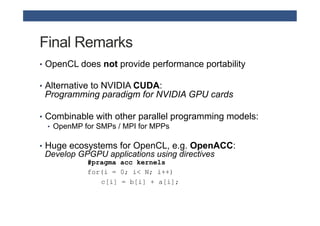 Introduction to OpenCL | PDF