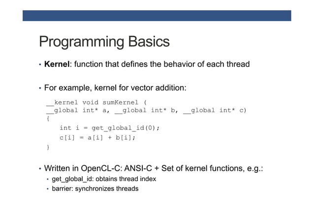 Introduction to OpenCL | PDF | Operating Systems | Computer Software ...