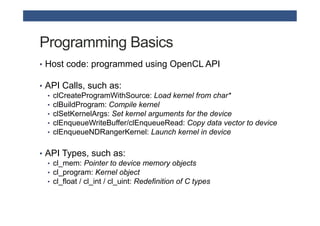 Introduction to OpenCL | PDF