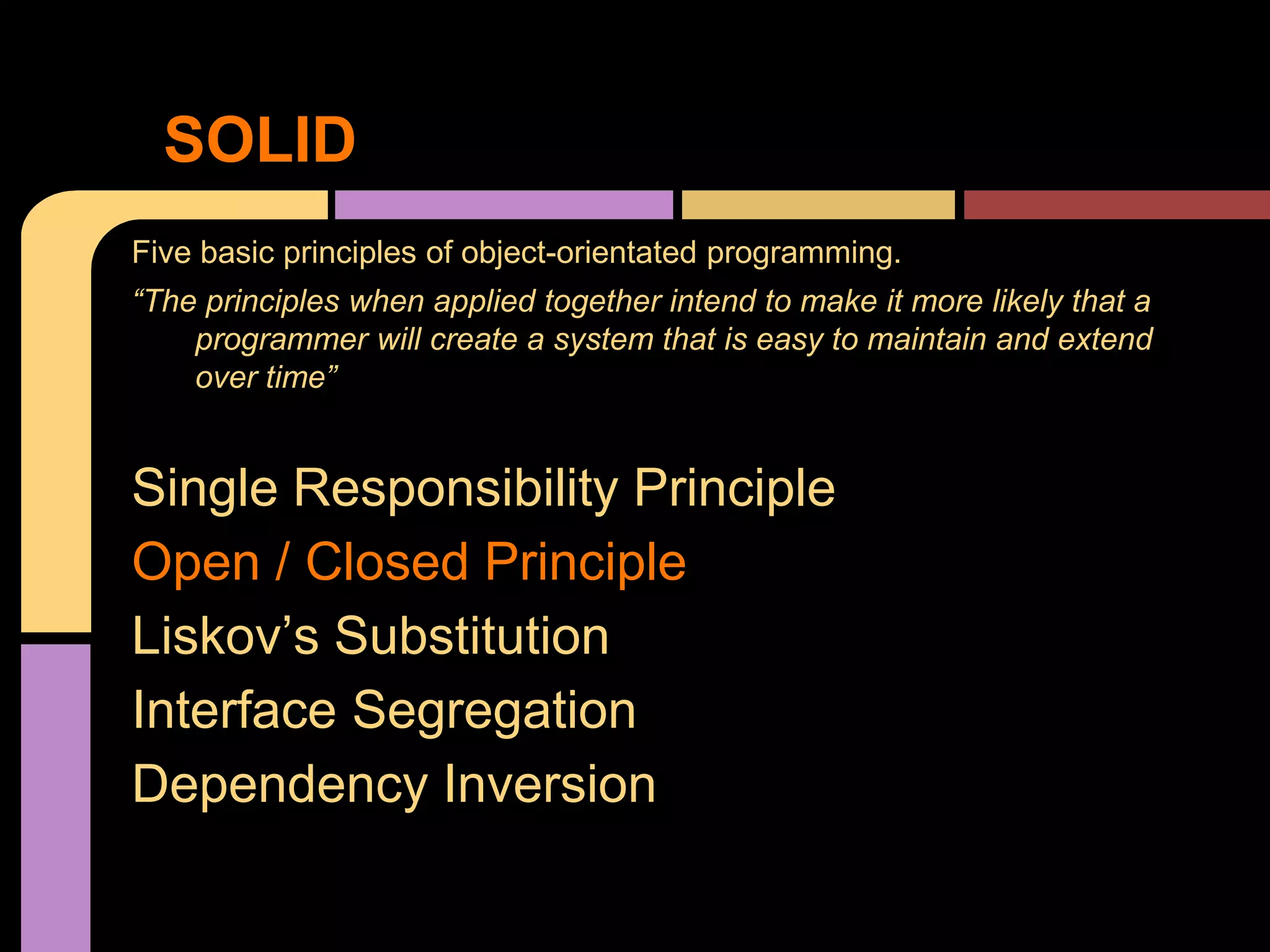 Open Closed Principle kata | PPTX