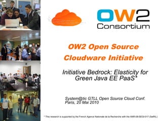 OW2 - OSCi (Open Source Cloudware Initiative) | PDF