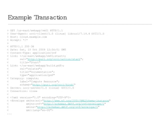 Open Cloud Computing Interface Presentation | PPT | Cloud Computing | Internet