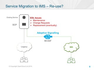 OpenCloud IMS WebRTC Workshop Adaptive Signaling Bridging the Network Divide | PDF