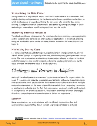 Open cloud manifesto | PDF