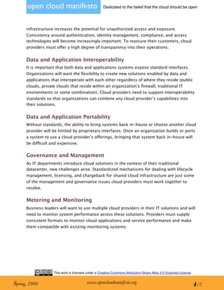 Open cloud manifesto | PDF