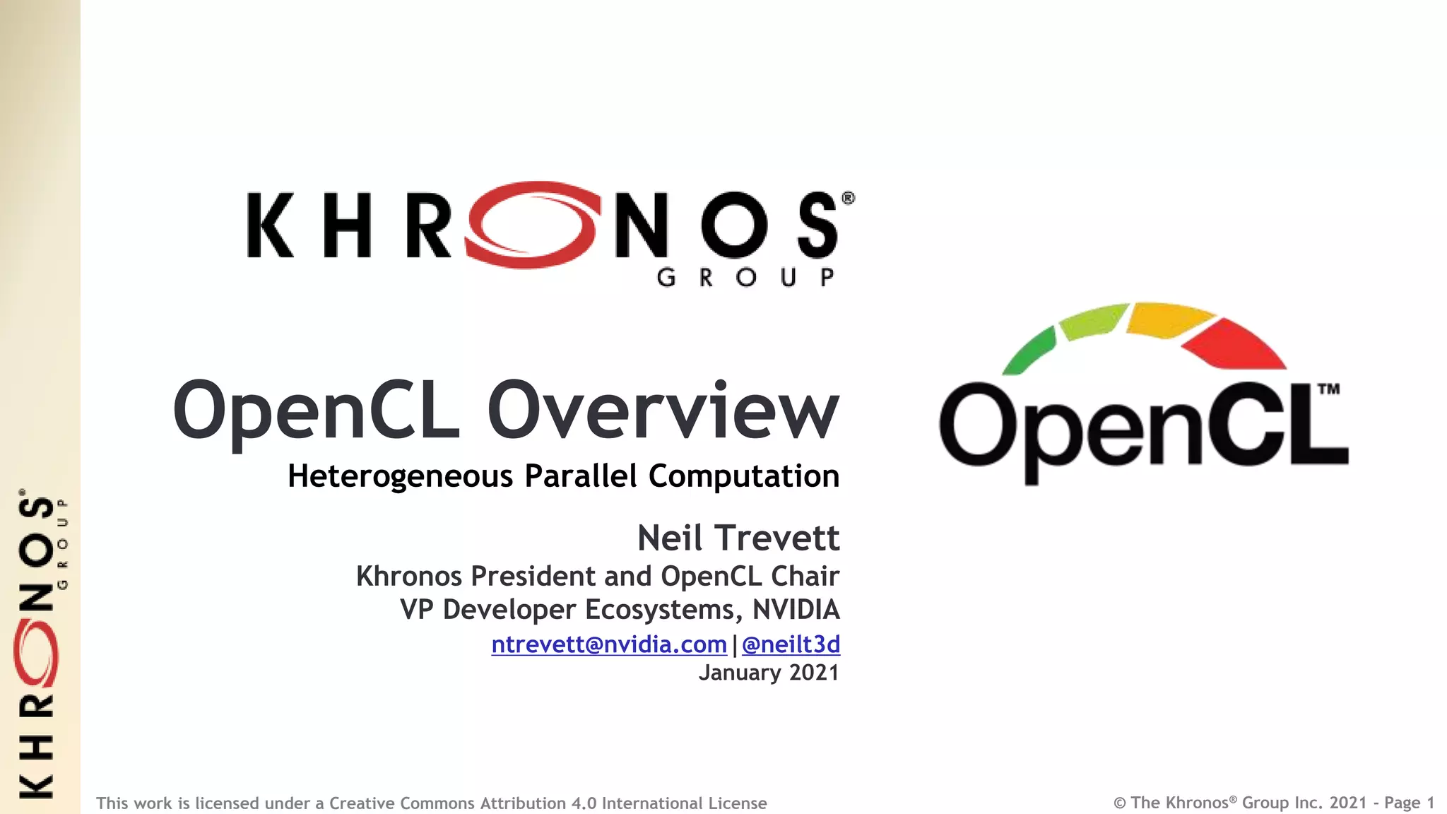 OpenCL Overview Japan Virtual Open House Feb 2021 | PPT
