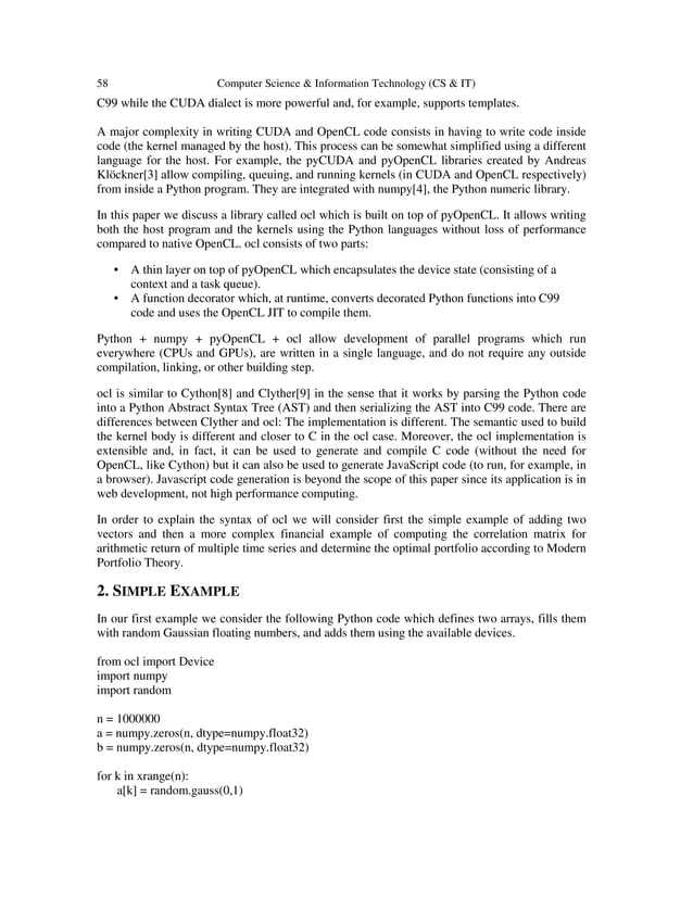 Open Cl Programming Using Python Syntax Pdf