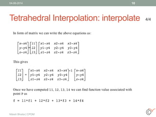Volume Rendering of Unstructured Tetrahedral Grids using Intel / nVidia OpenCL | PPT