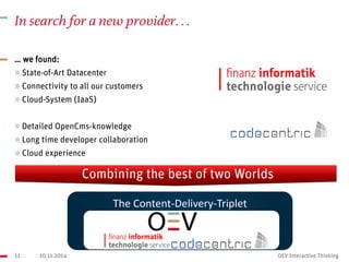 OpenCms Days 2014 - OpenCms cloud setup with the FI-TS | PDF | Cloud Computing | Internet