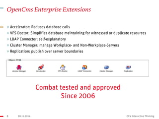 OpenCms Days 2014 - OpenCms cloud setup with the FI-TS | PDF | Cloud Computing | Internet