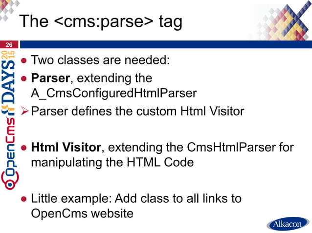 OpenCms Days 2015 Hidden features of OpenCms | PDF