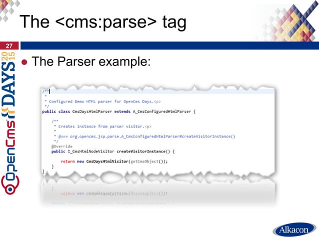 OpenCms Days 2015 Hidden features of OpenCms | PDF