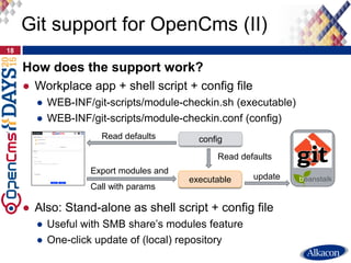 OpenCms Days 2015 Workflow using Docker and Jenkins | PPT