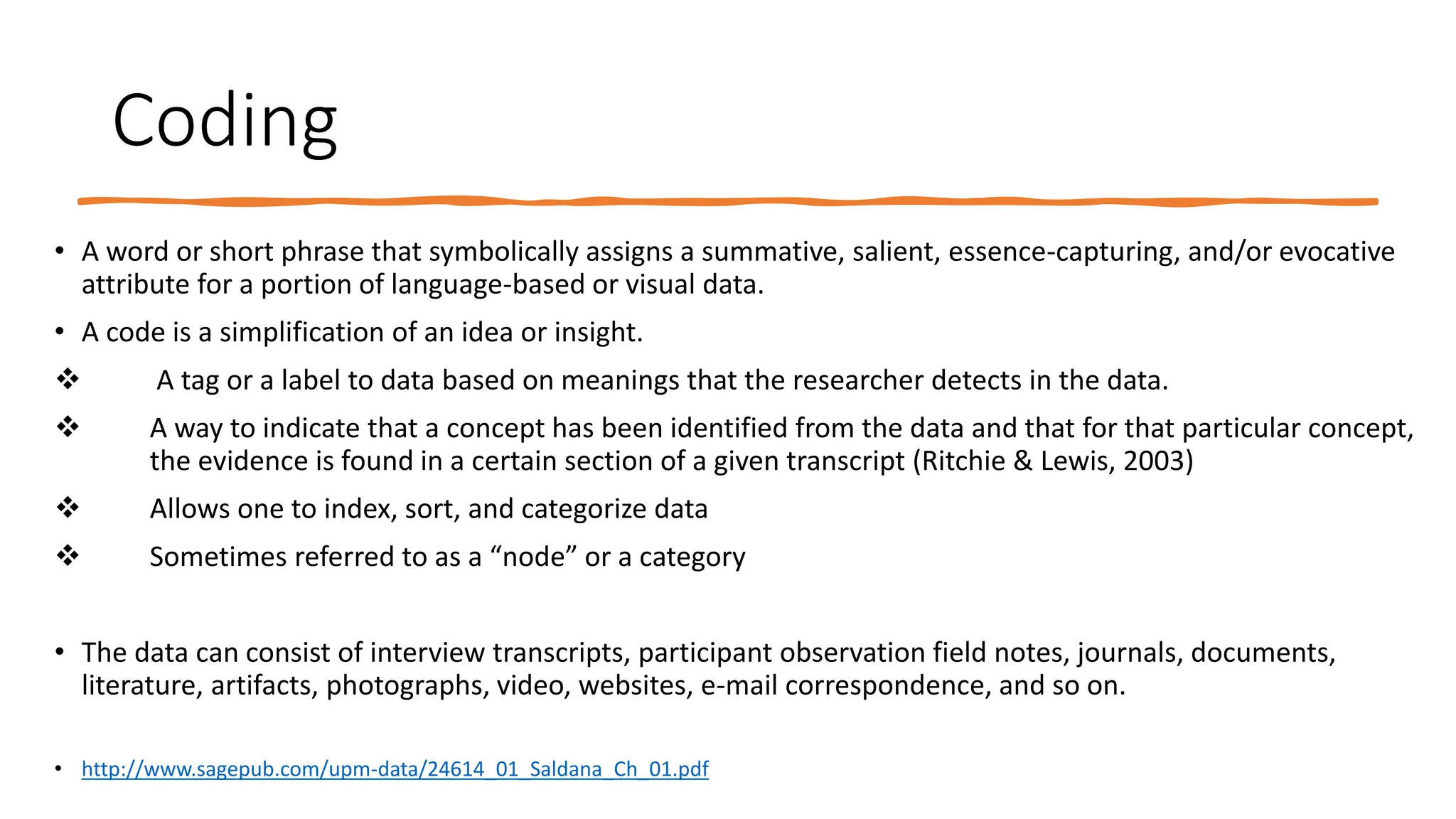 Open coding training in qualitative research | PPT