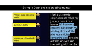 Open coding training in qualitative research | PPT