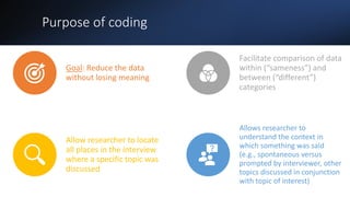Open coding training in qualitative research | PPT