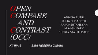 Open compare and contrast | PPT