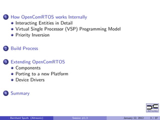 OpenComRTOS 1.4_tutorial_3o4_presentation | PDF