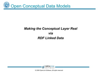 Open Conceptual Data Models | PPT | Databases | Computer Software and ...