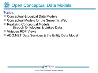Open Conceptual Data Models | PPT | Databases | Computer Software and Applications