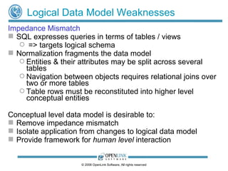 Open Conceptual Data Models | PPT | Databases | Computer Software and Applications