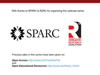 The OpenCon Intro to Open Data | PPT