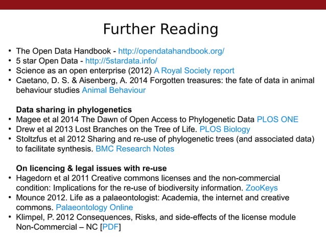 The OpenCon Intro to Open Data | PPT