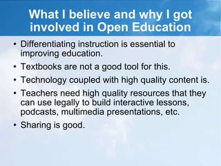 Open Ed Resources: Share, Remix, Learn | PPT