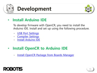 OpenCR tutorial_icra2017 | PDF