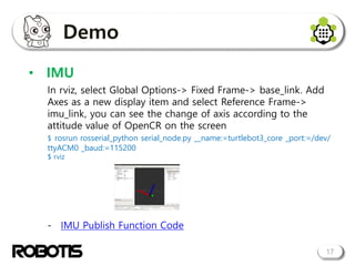 OpenCR tutorial_icra2017 | PDF