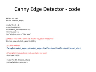 Computer Vision Introduction | PPTX