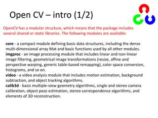 Computer Vision Introduction | PPTX
