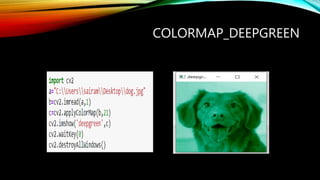 OpenCV presentation series- part 2 | PPT