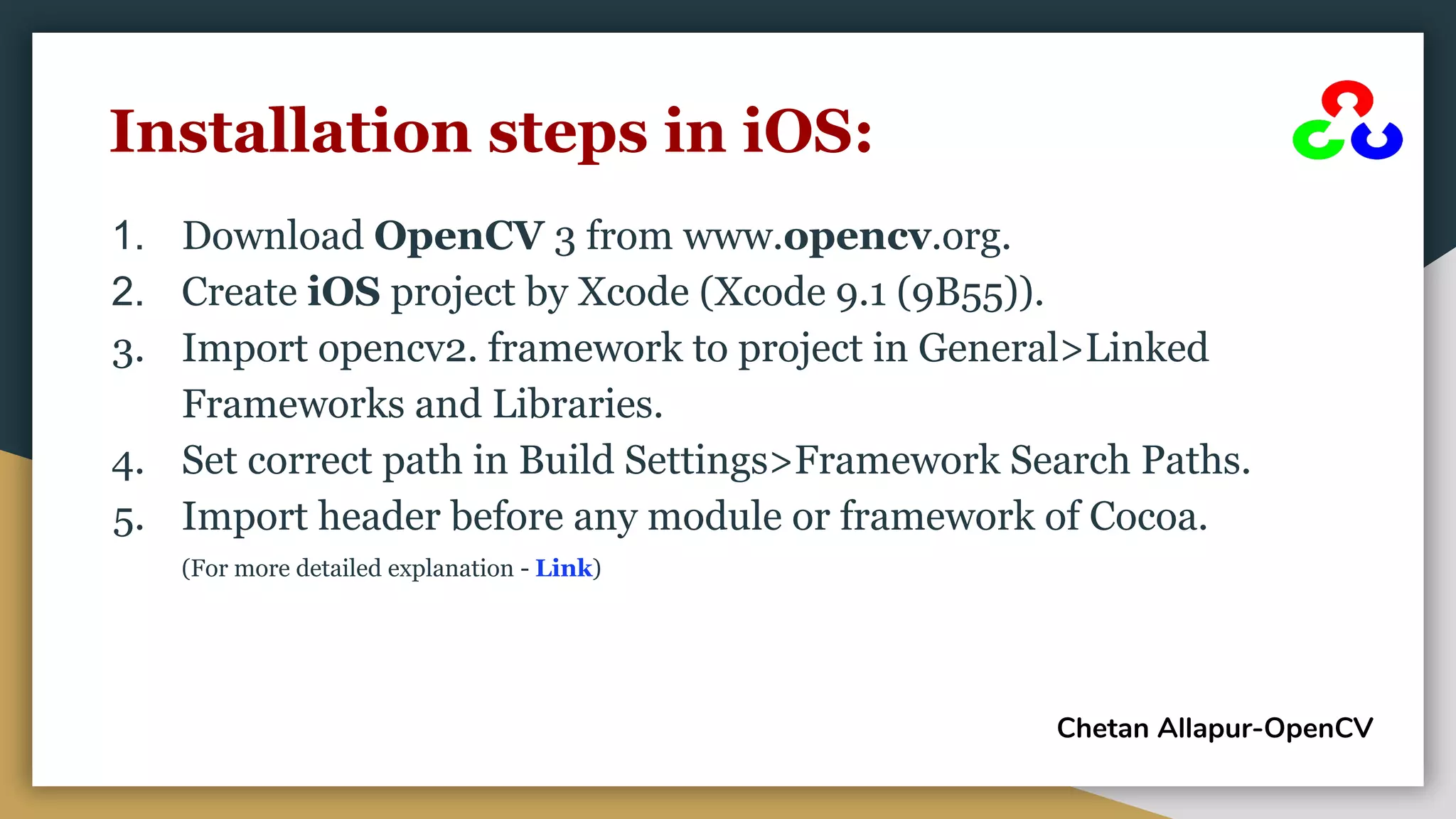 Opencv Open Source Computer Vision Ppt