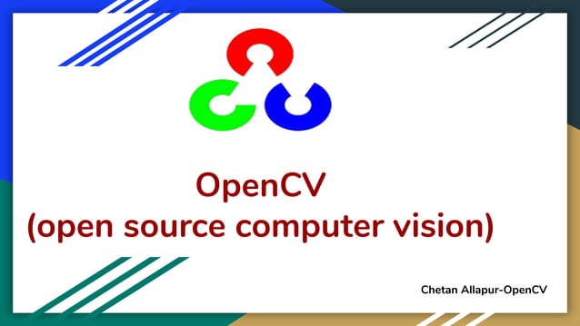 OpenCV (Open source computer vision) | PDF
