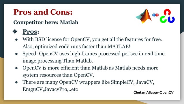 OpenCV (Open source computer vision) | PDF
