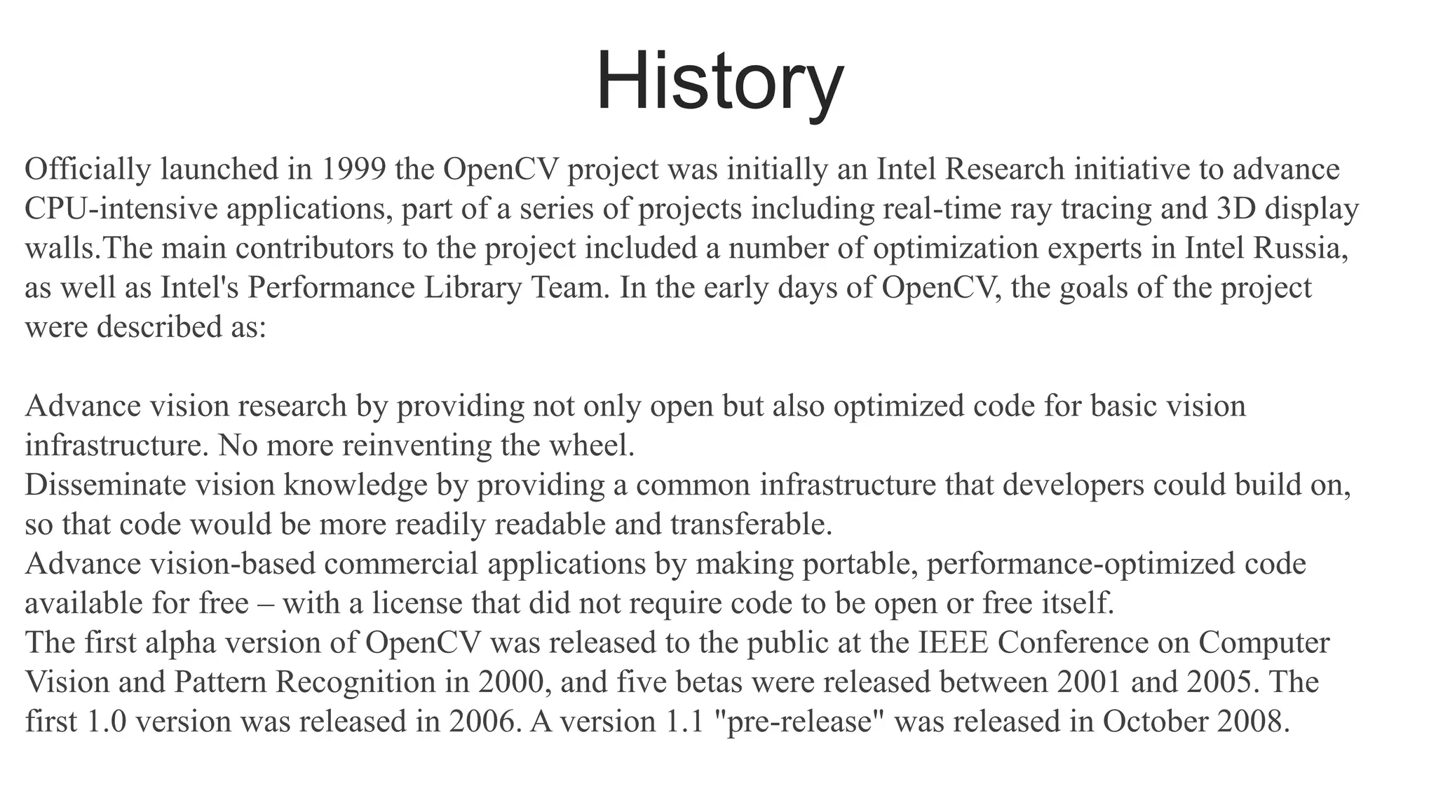 Opencv | PPT