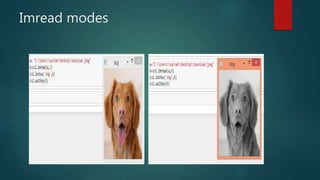 OpenCV presentation series- part 1 | PPTX | Programming Languages | Computing