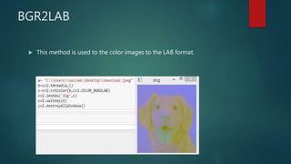 OpenCV presentation series- part 1 | PPTX | Programming Languages | Computing