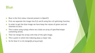 OpenCV presentation series- part 3 | PPT