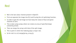 OpenCV presentation series- part 3 | PPT