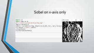 OpenCV presentation series- part 4 | PPTX