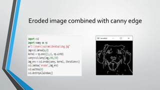 OpenCV presentation series- part 4 | PPTX
