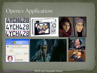 Opencv application on PandaBoard | PDF | Computing | Technology & Computing