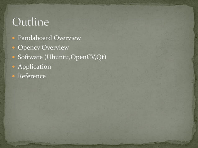 Opencv application on PandaBoard | PDF | Computing | Technology & Computing